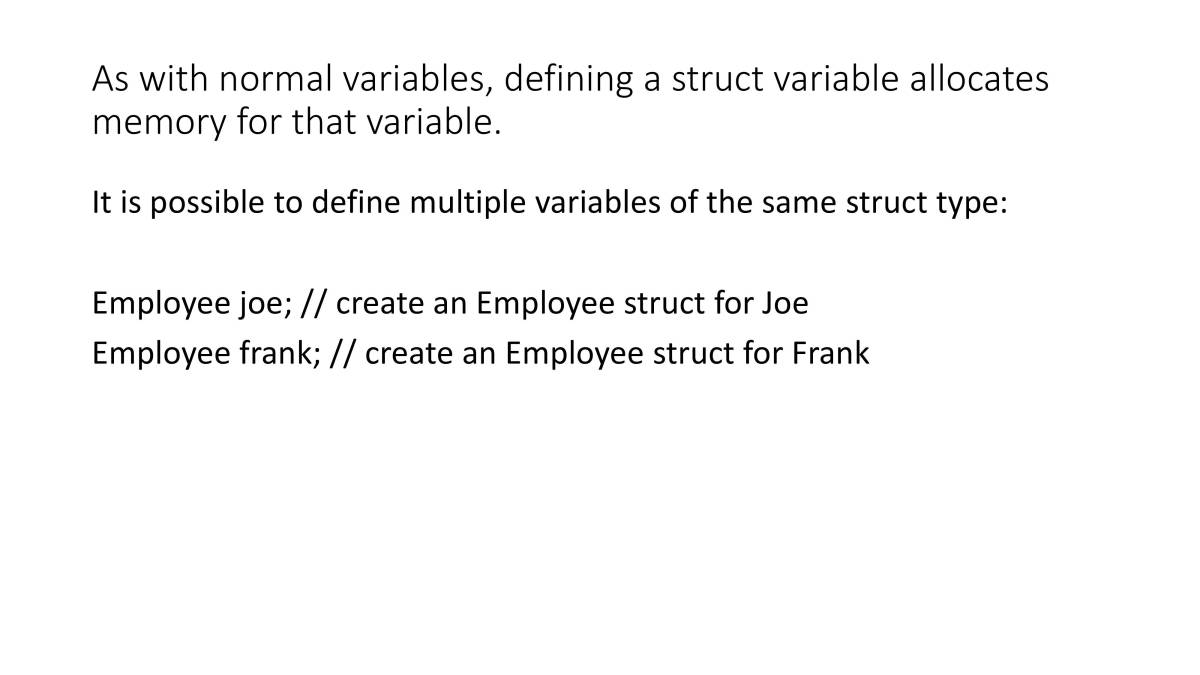 Ppt On C Structs And Arrays Powerpoint Slides Myprivatetutor Uae 1696